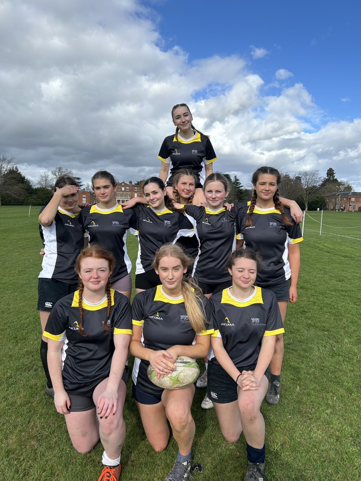 City of Norwich School - Year 11 Girls' rugby team are winners!