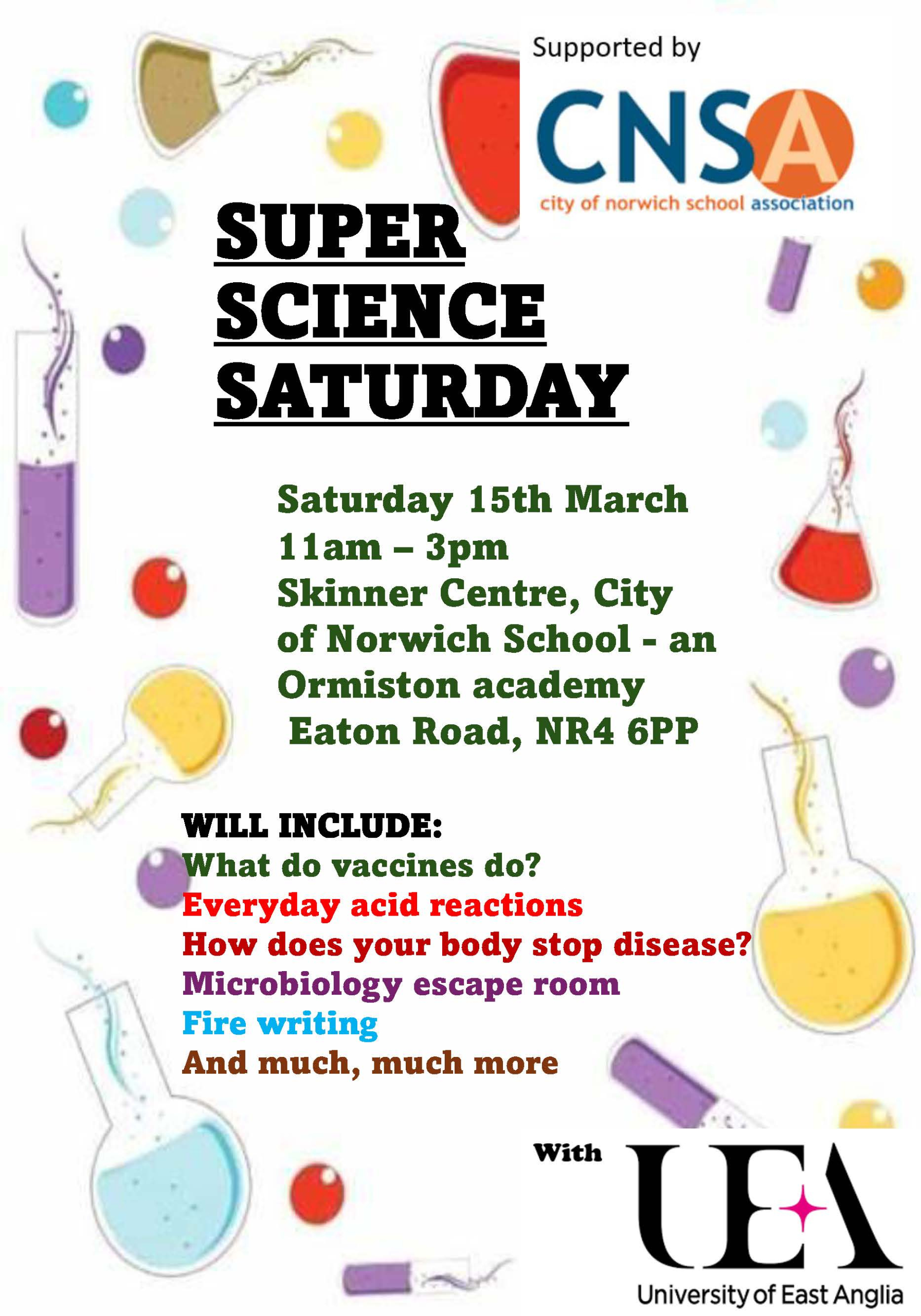 City of Norwich School - Super Science Saturday